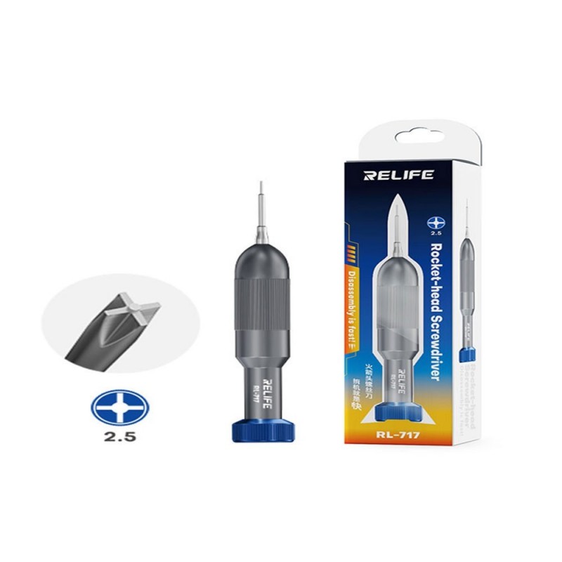 RELIFE RL-717 Rocket Head Screwdriver /Pcb+ Screwdriver